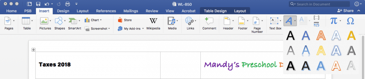 Creating File Folder Labels In Microsoft Word
